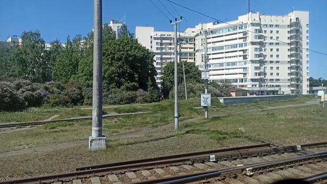 Поездка на ЭТ2М 044. Лисий Нос - Белоостров.