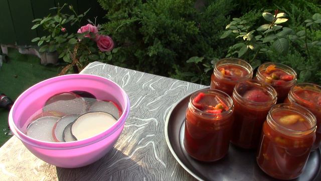 Автоклав. Лечо и баклажаны на зиму