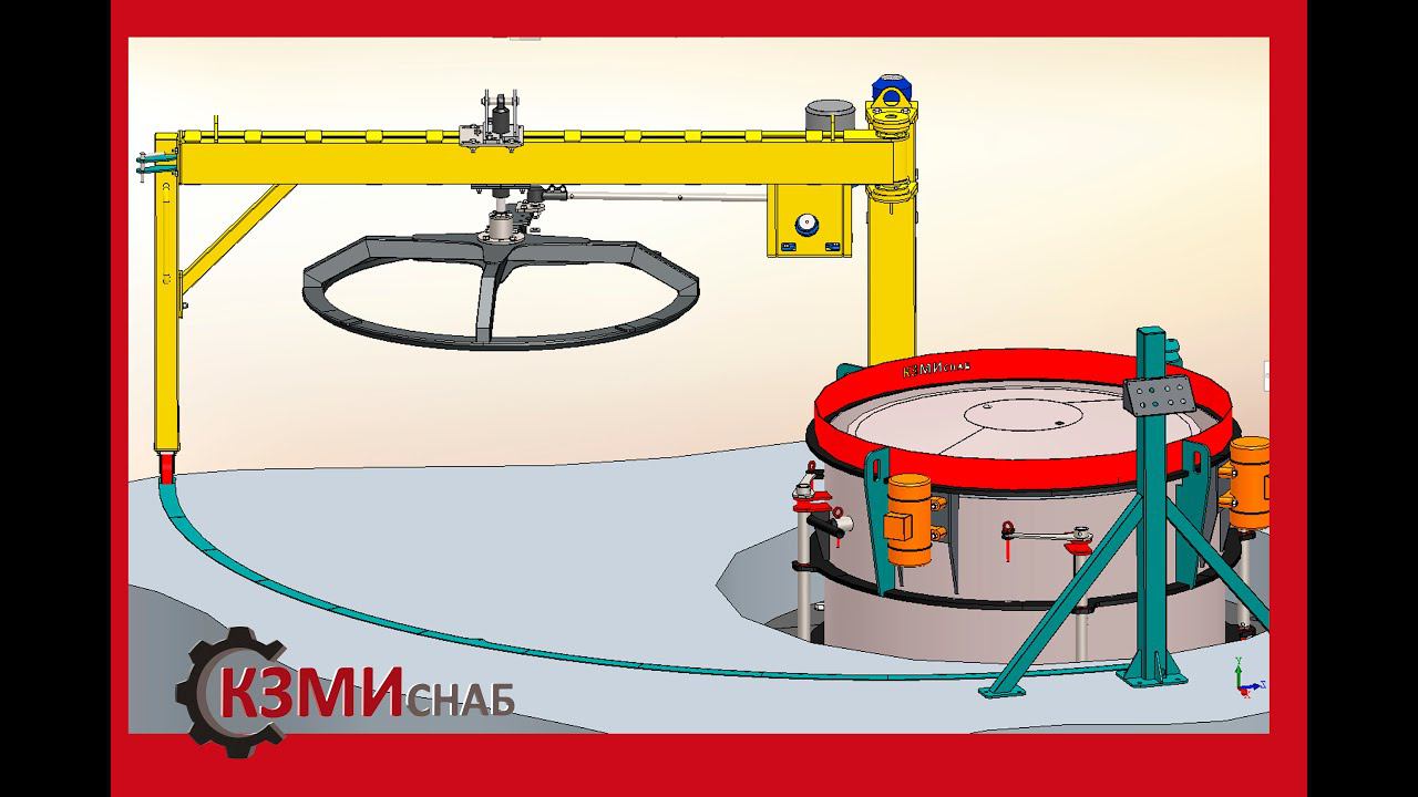 Вибропресс для производства колодезных колец ЛВК-2000. От чертежа до готового оборудования.