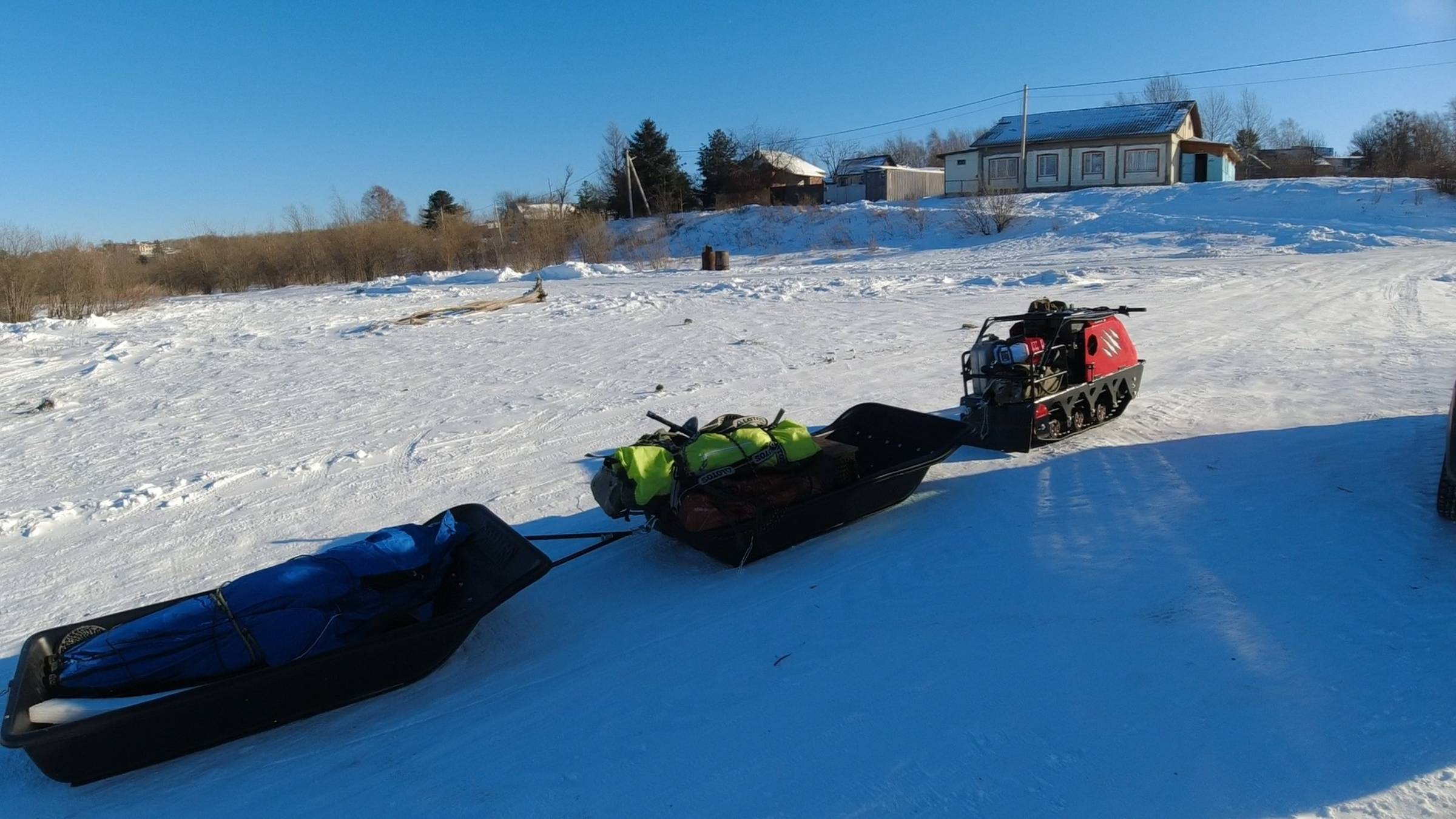 Мотобуксировщик Brait 18.5 л.с.ходовой обзор.14.12.2024.