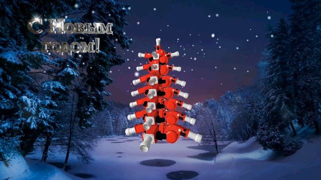 Ёлка из горелок TECHNOFLAME!