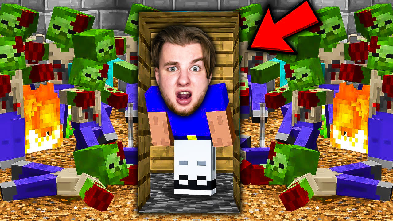 3 ДНЯ выживаю в ЗОМБИ-АПОКАЛИПСИСЕ в МАЙНКРАФТЕ c ДРУГОМ!