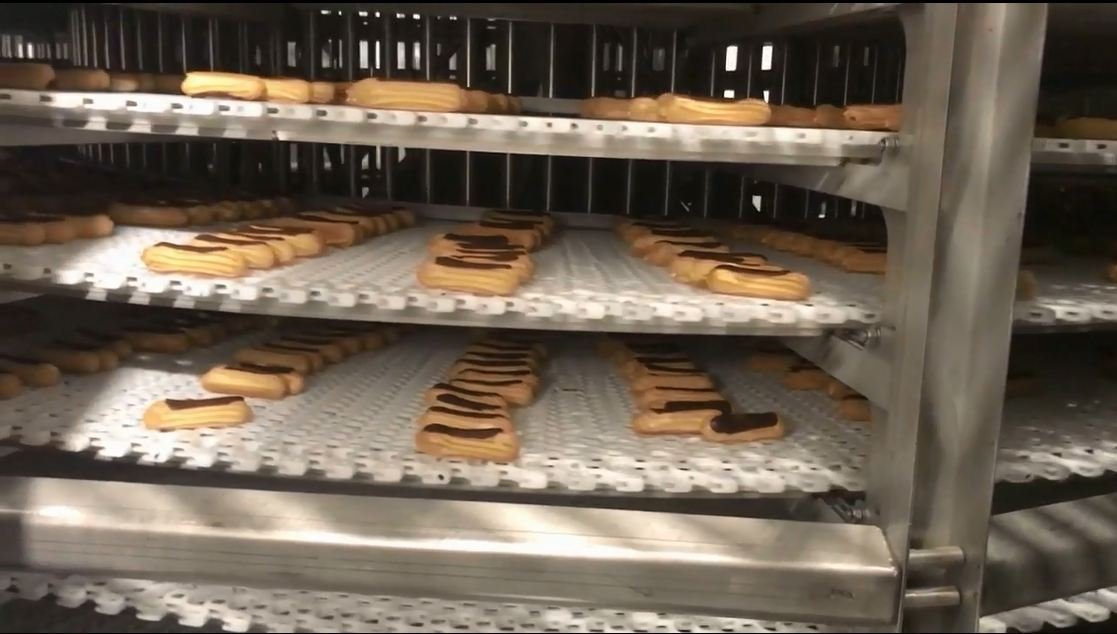 Система изменения рядности и спиральный фризер для эклеров