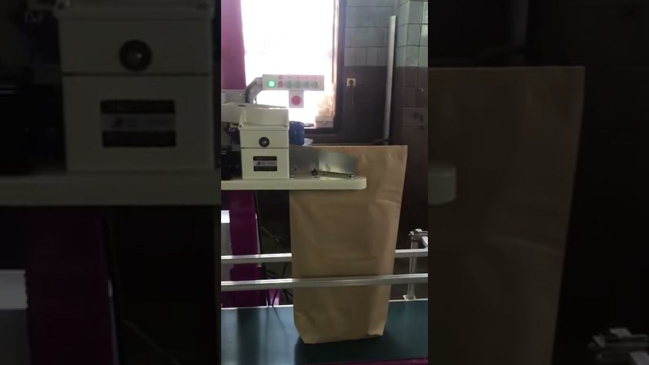 Зашиваем крафт-мешки с подгибом легко!