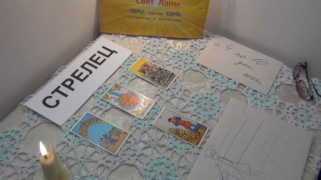 9 - СТРЕЛЕЦ - прогноз ТАРО - с  04.12.2023г. по  10.12.2023г. + Послание от Высших Сил.