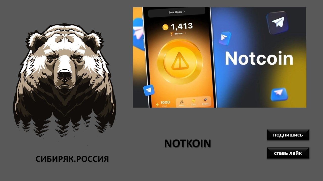 Notkoin игра в телеграмме