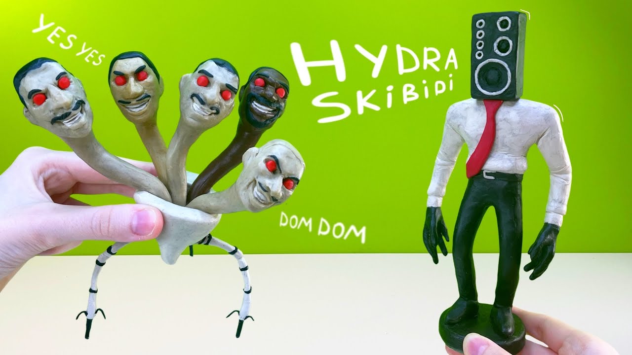 Скибиди Туалет Гидра и Большой Спикермен ► Ютуб-канал DaFuq!?Boom! | ИЗИ Лепка