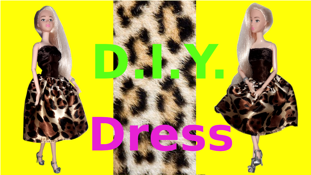 Платье в стиле 60-х  для Барби