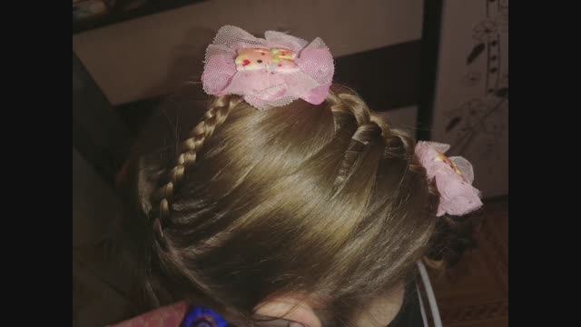 Повседневная прическа для девочки.