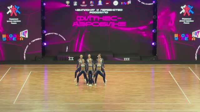 Группа Торнадо г. Челябинск. Аэробика 14-16 лет. Полуфинал. Из трансляции. 08.04.24