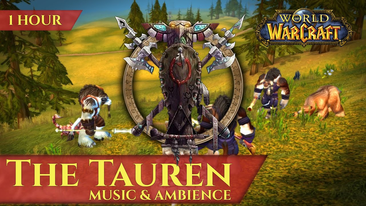 The Tauren of Vanilla - Music & Ambience (1 hour, 4K, World of Warcraft Classic)