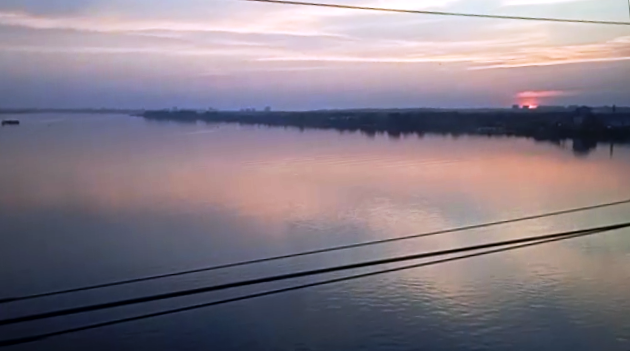 Закат на Каме