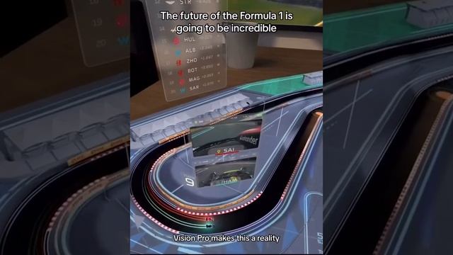 Формула-1 в очках Apple Vision Pro