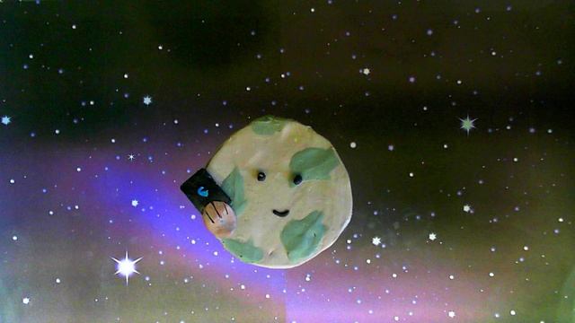 Мультфильм Земля и Луна