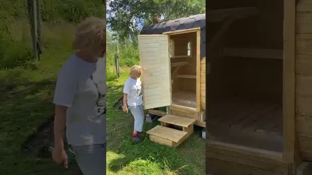 Видео баня квадро 4 метра Владимирская обл.