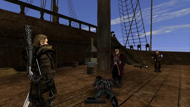 Готика2НВ.Мод Эпилог.Часть46.Дезертир.Захват корабля.Замена Биллу в Гильдии Охотников на нежить.