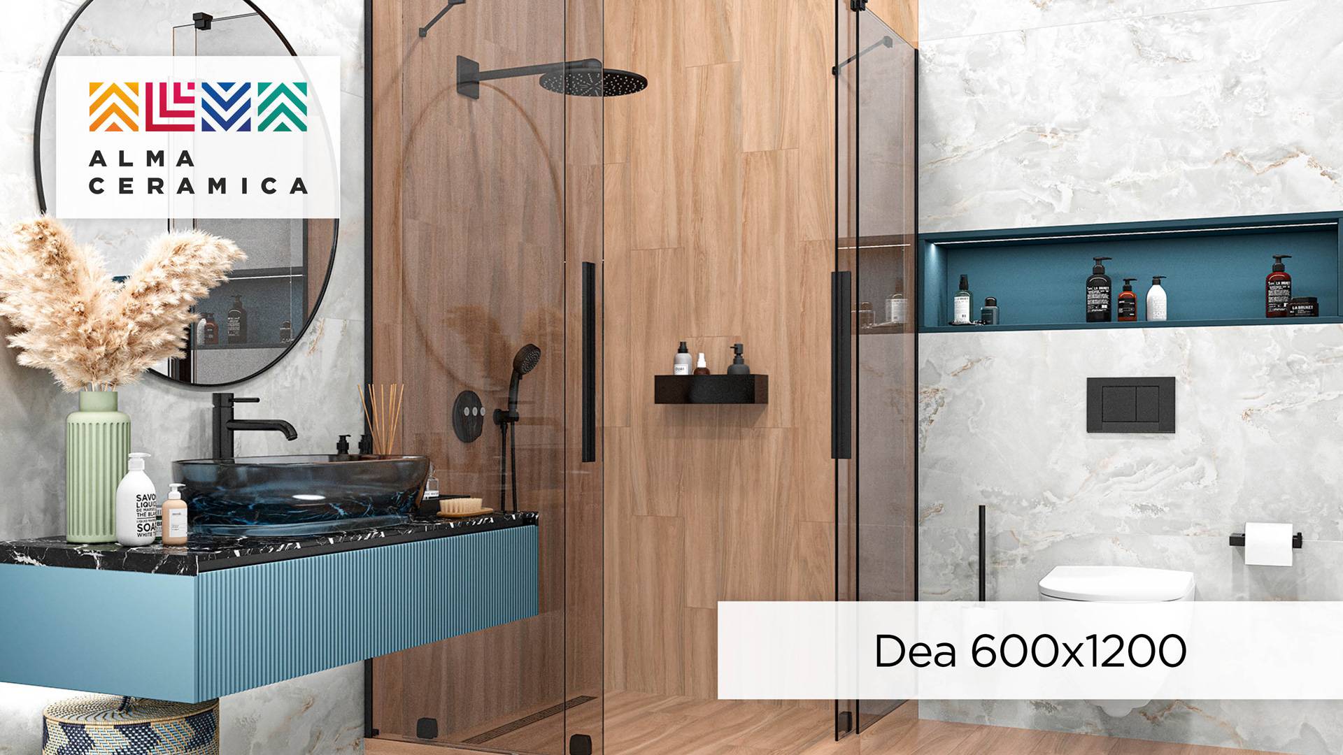 Dea от бренда Alma Ceramica – истинное воплощение гламура и элегантности.