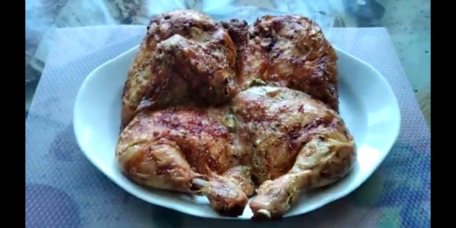 Цыпленок Табака в духовке. Просто, но очень вкусно.