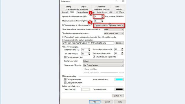 Зависание Sony Vegas
Ошибка: "Работа Vegas Pro остановлена"