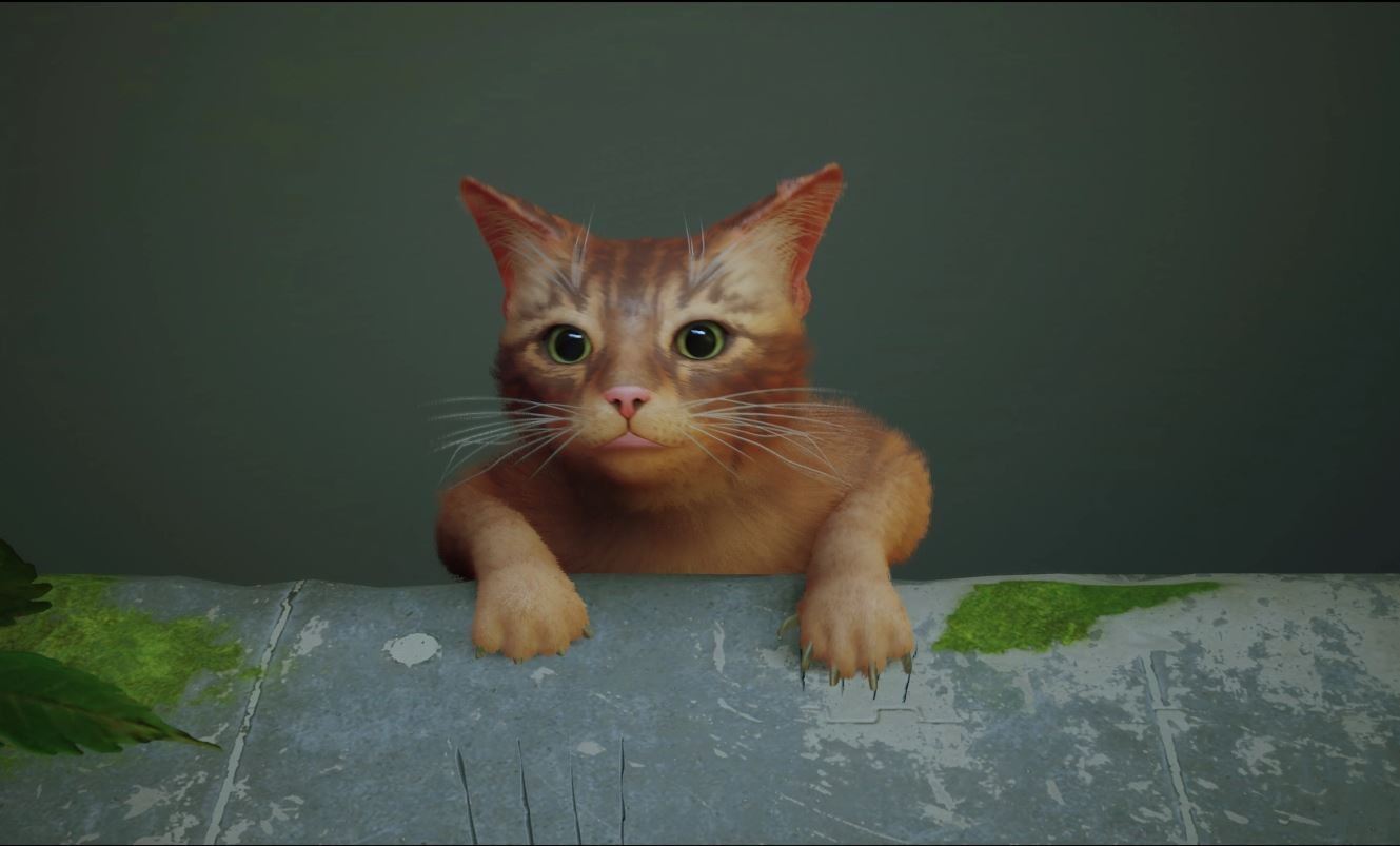 Stray - часть 1. Киберпанк, КОТ и роботы.