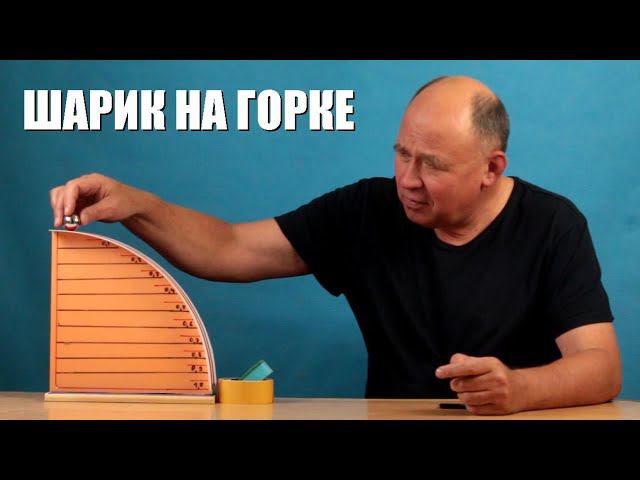 Шарик на горке