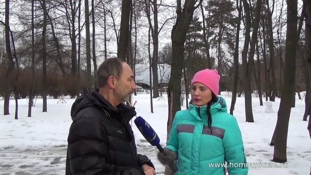 Способы дыхания на морозе. Съёмка 1 канала TV для программы Доброе утро.mp4