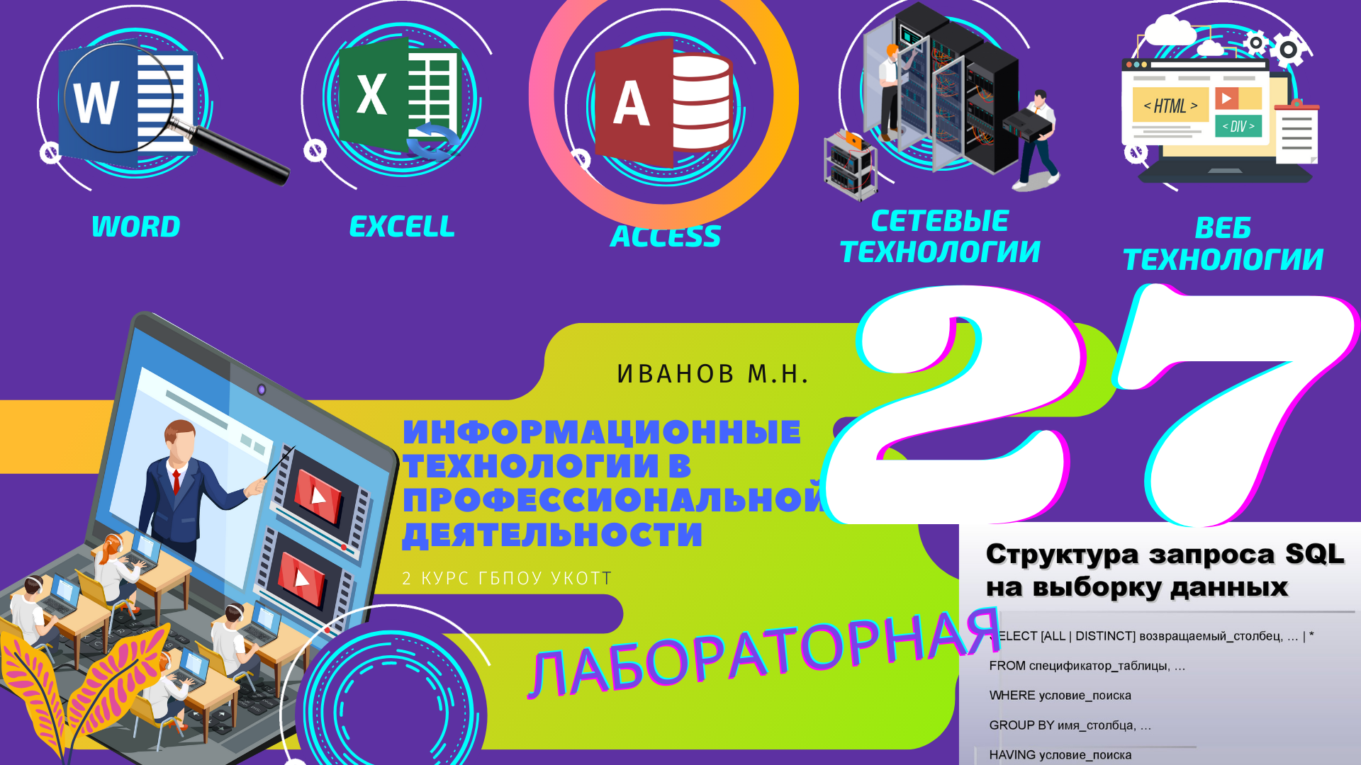 Лабораторная работа 27 SQL запросы