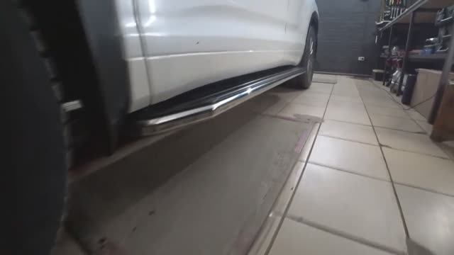 Обзор на установку порогов на Toyota Highlander 2019 г.в.