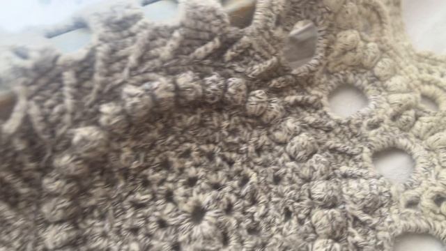 ВЯЗАНЫЙ КОВЁР из ШЕРСТИ КРюЧКОМ