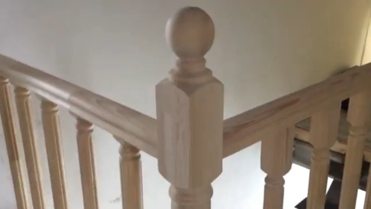 Скрытые крепления элементов деревянной лестницы