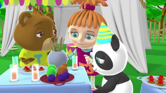 Tom and keri 04 - The train English for Kids Preschool - Том и Кэри на английском для детей