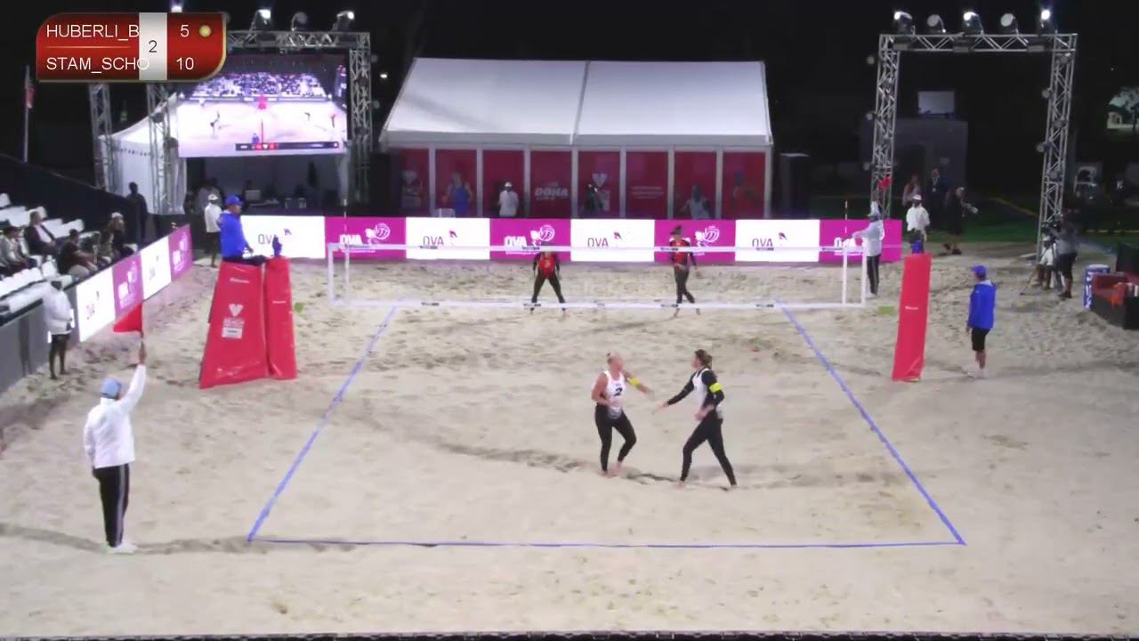 Доха, Элита 2023, финал Катя Стам - Раиса Шон, Нидерланды - Таня Хуберли - Нина Брунер, Швейцария