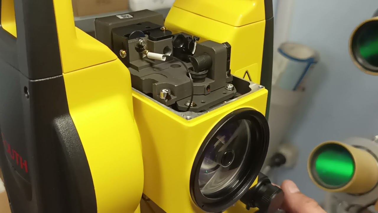 Работа дальномера тахеометра South N40 на Android