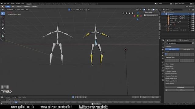 Разбираемся с ригами. Основы анимации в Blender.