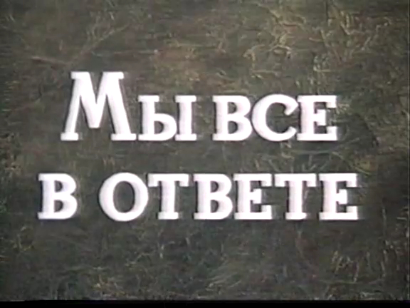 Мы все в ответе