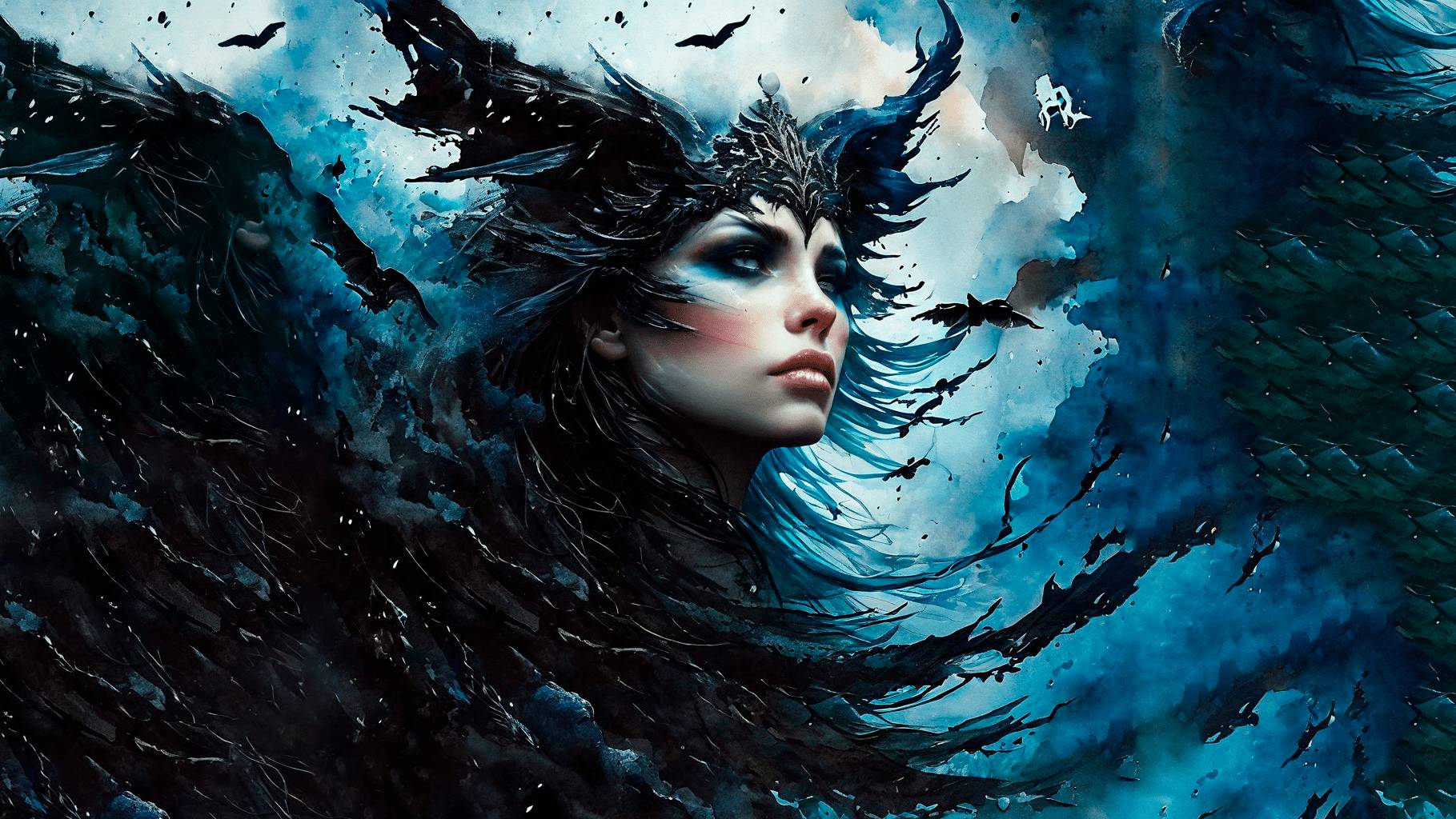 Мистическое существо - Hard Rock/Heavy Metal by @neuroart_dm