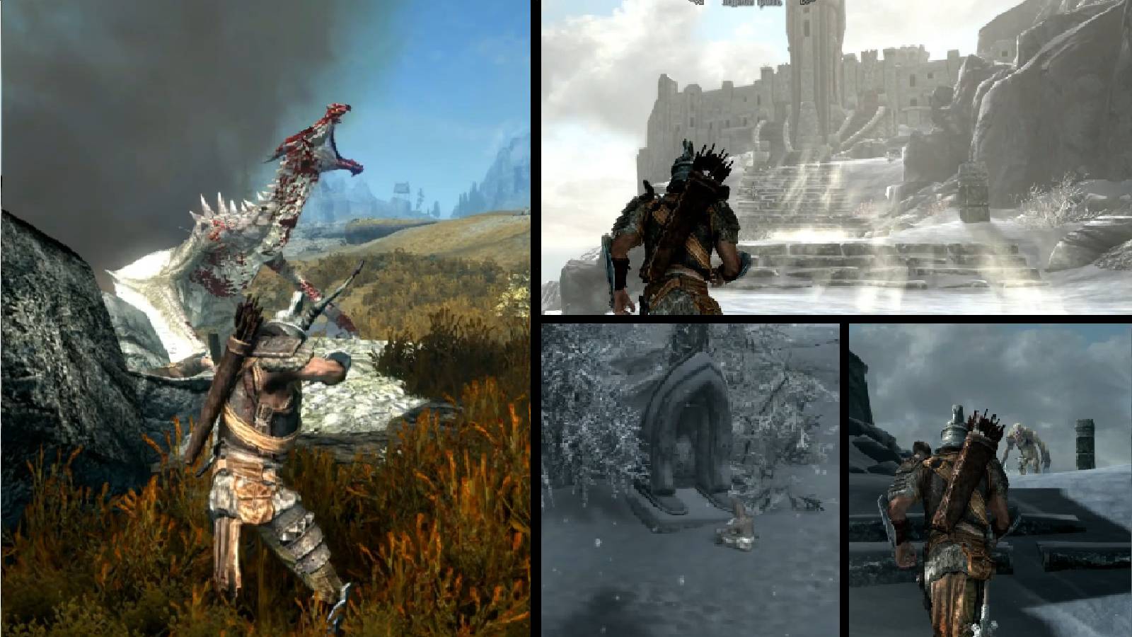 Skyrim #3 Убиваем дракона и шагаем на гору!