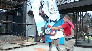 Вакуумный подъемник (присоска) в аренду для стекла. до 800 кг. ручной наклон. ручное вращение Италия