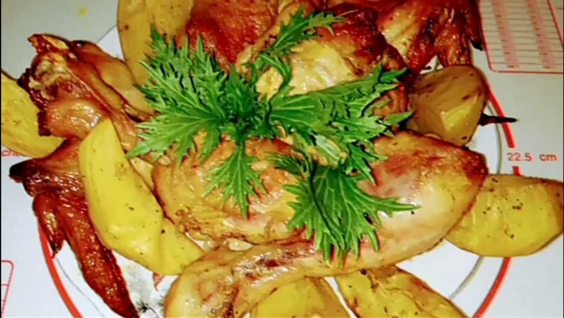 СОЧНАЯ КУРОЧКА И АРОМАТНЫЙ КАРТОФЕЛЬ В ДУХОВКЕ НА НОВЫЙ ГОД И ЛЮБОЙ ПРАЗДНИК
