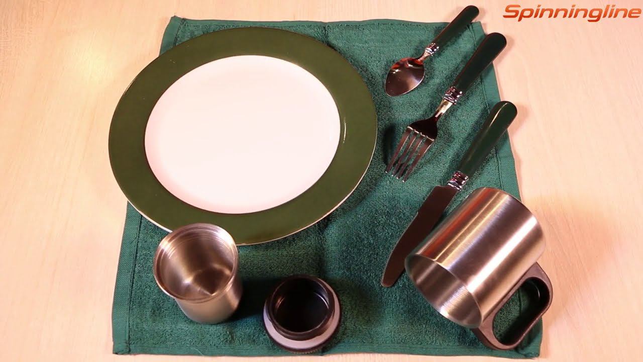 Комплект посуды (Рыболов), 23х10х23см