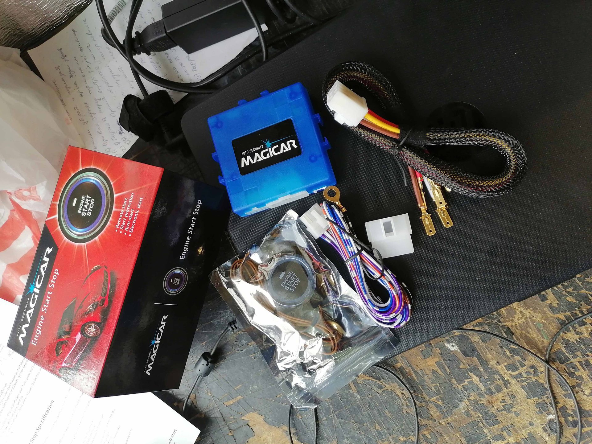 Кнопка старт-стоп Magicar. Глюки и решение.