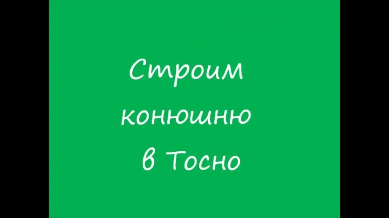 Как мы строили конюшню в Тосно