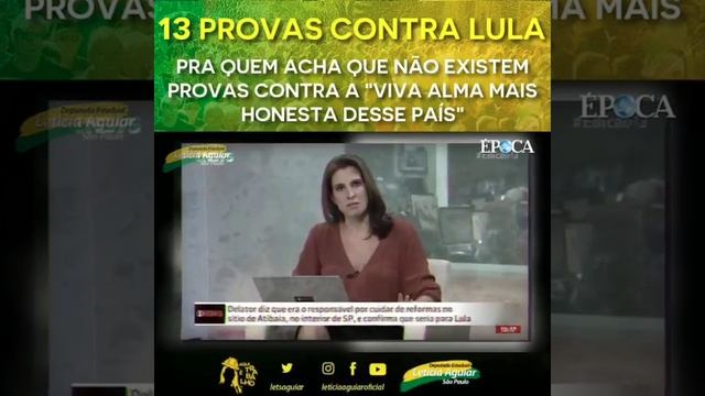 Nao ha provas contra LULA