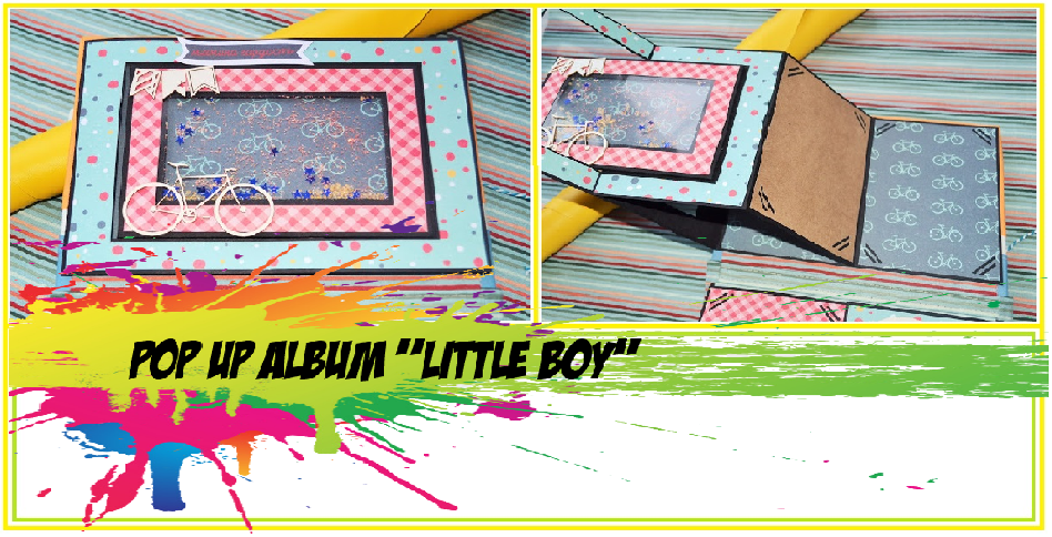 МАСТЕР КЛАСС ПОП АП АЛЬБОМ "Little boy" №1/ СКРАПБУКИНГ / Pop up album