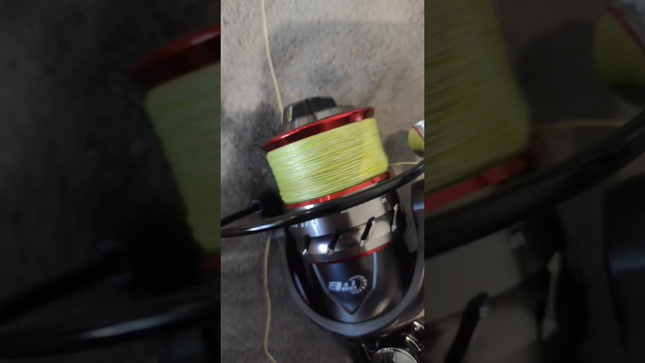 FALCON 3000, намотка плетенки