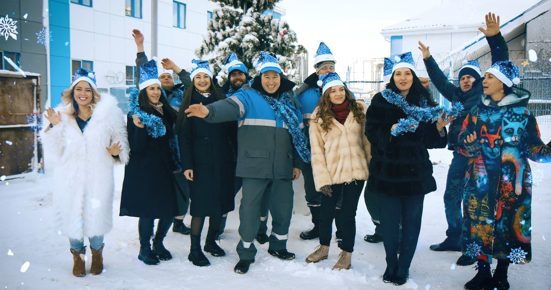 Новогоднее видео поздравление Камчатское ЛПУМГ
