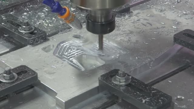 Тестовое изготовление детали из Д16Т, 4 мм за проход - станок ТМ20 0906