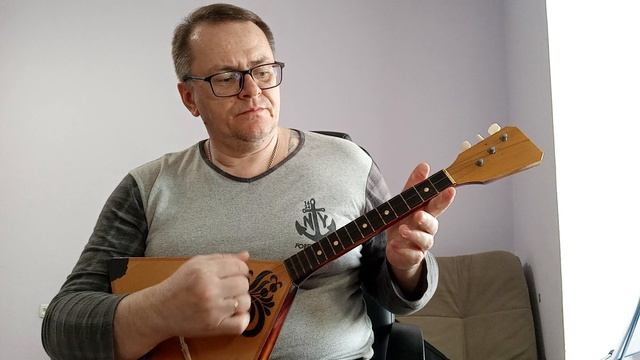 Порушка-параня - балалайка (Dm) разбор