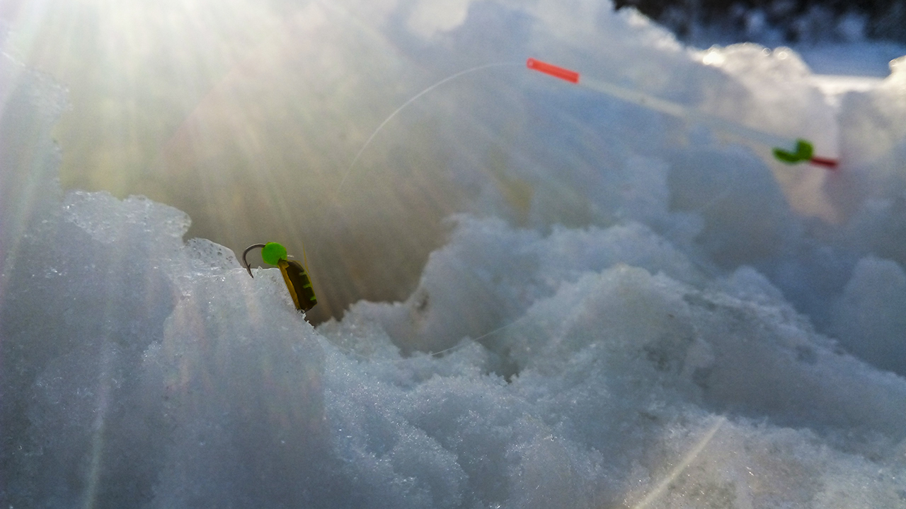 ПРОБУРИЛ ЛУНКУ, а там КИШИТ РЫБОЙ! Рыбалка на безмотылку зимой в 2022