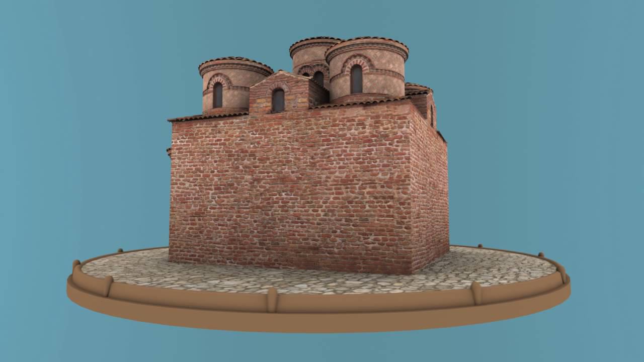 Создание 3D модели Церкви Каттолико, г. Стило, для мобильного приложения MuByz